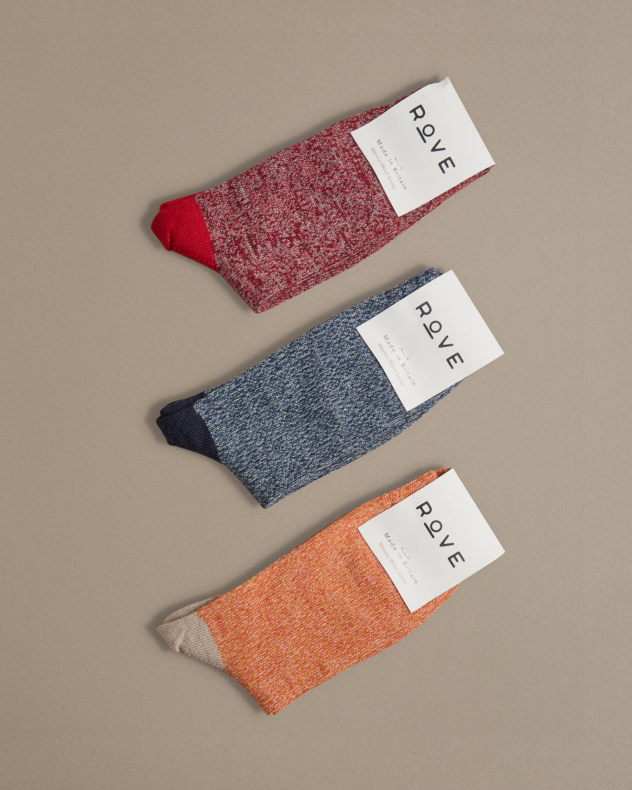 Womens and Mens Socks | Wool or Organic Cotton – ROVE Knitwear